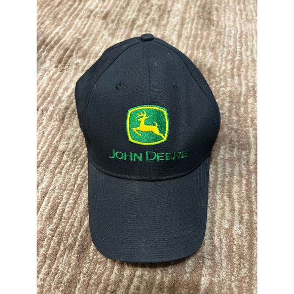 John Deere | Accessories | John Deere Mens Hook Loop Adjustable Black ...